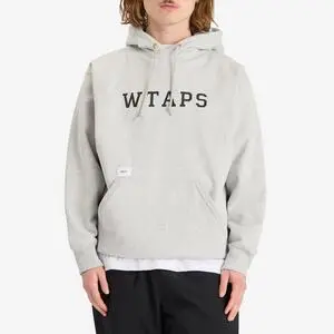 Wtaps Academy Logo Hoodie - Ash Gray | Editorialist
